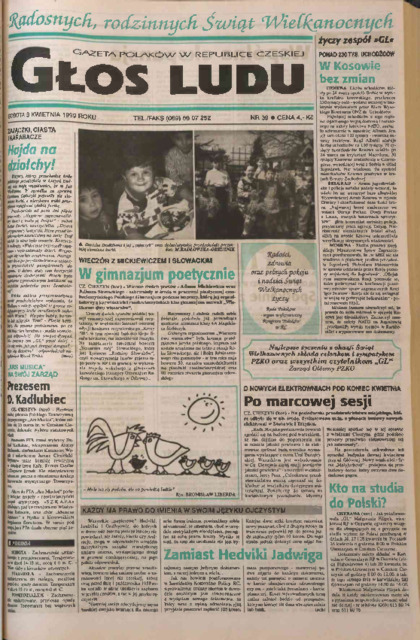 Głos Ludu 1999 'No. 39 (3 kwietnia) PBC